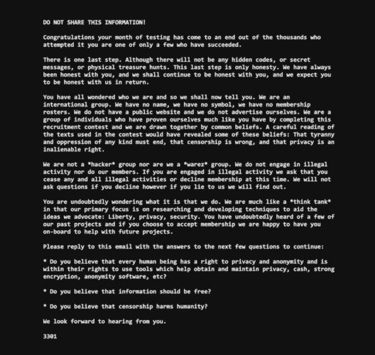 Cicada 3301: The Mysterious Internet Puzzle That Only Genius Minds Can ...